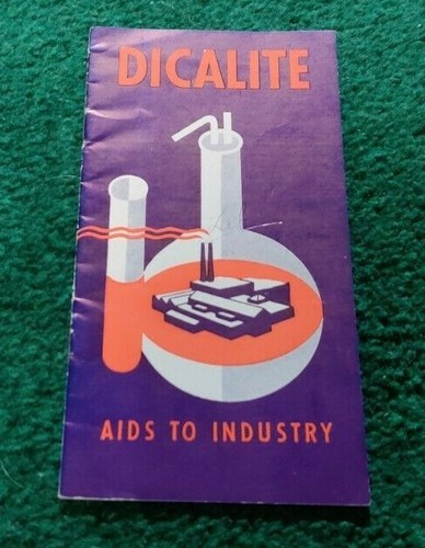 Vintage DICALITE COMPANY Brochure Fillers Insulation Filter Aids ...