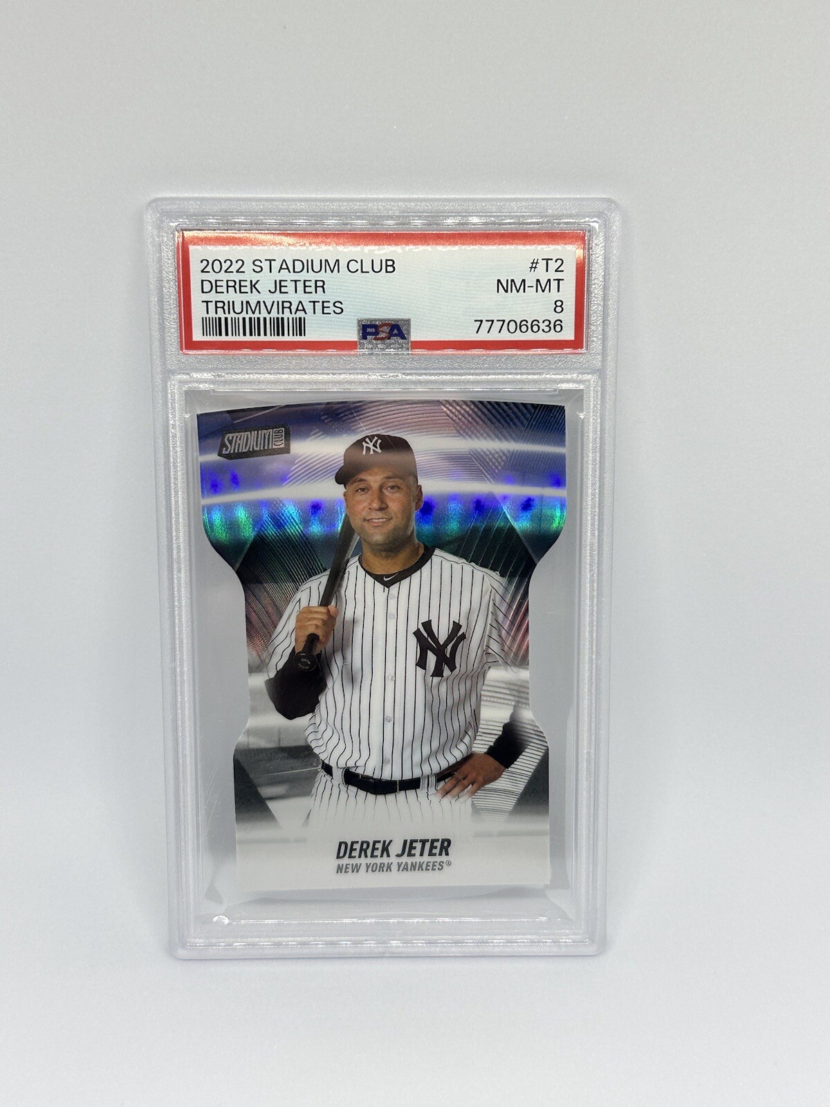 2022 Topps Stadium Club Derek Jeter #T2 TRIUMVIRATES PSA 8 | eBay