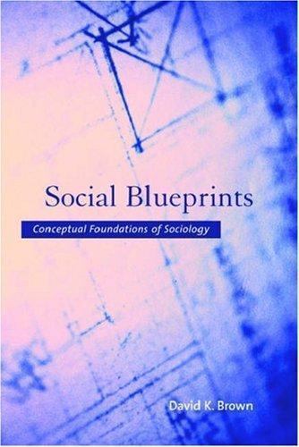 Social Blueprints : Conceptual Foundations of Sociology by David K ...