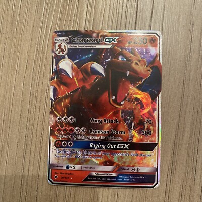 Charizard GX 20/147 Burning Shadows Holo Ultra rare Pokemon TCG Card | eBay