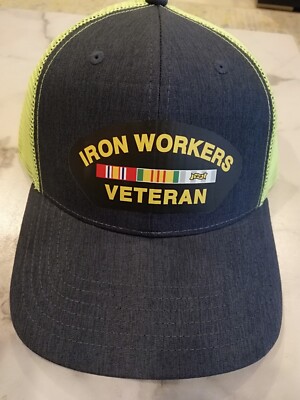 Trucker cap Ironworkers rebar structural reinforcing Iron workers ...