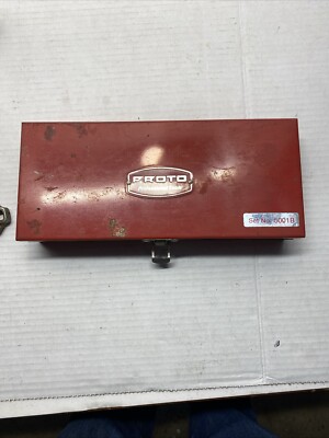 USED PROTO Professional Tools Box No. 5001B MIXED LOT PLEASE LOOK AT ...