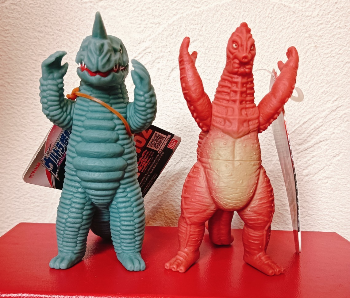 Ultraman Ultra Monster Series 162 Aboras 163 Banila Figure Sofvi Bandai ...