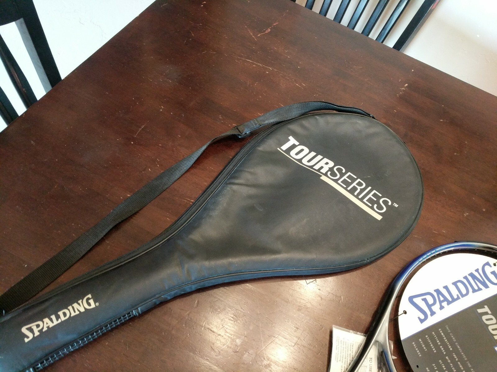 Spalding Tour Series Classic Midplus Tennis Racquet Unstrung Graphite 4 ...