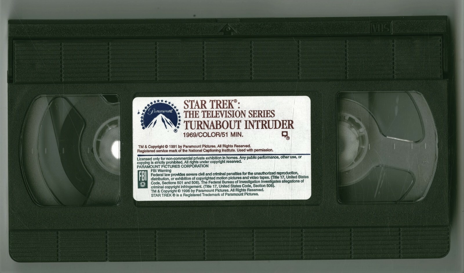 Star Trek - Episode 79 - Turnabout Intruder (VHS,1994) 97360007930| eBay