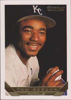 1993 Topps Gold Tom Gordon #611 Kansas City Royals Baseball Card | eBay