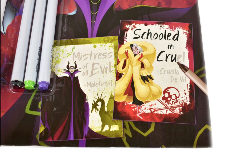 Disney Villains Hand Lettering Kit - Learn To Trace In Disney Villain ...