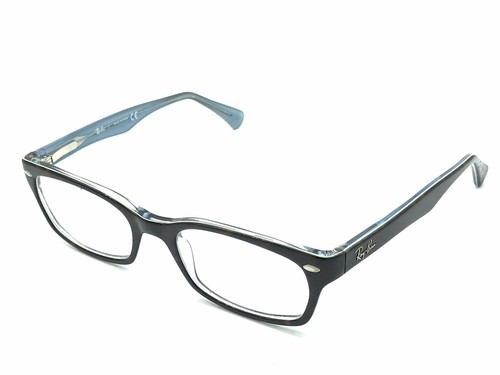 Ray-Ban RB 5150 5023 Women's Tortoise Blue Rectangular Eyeglasses 50-19 ...