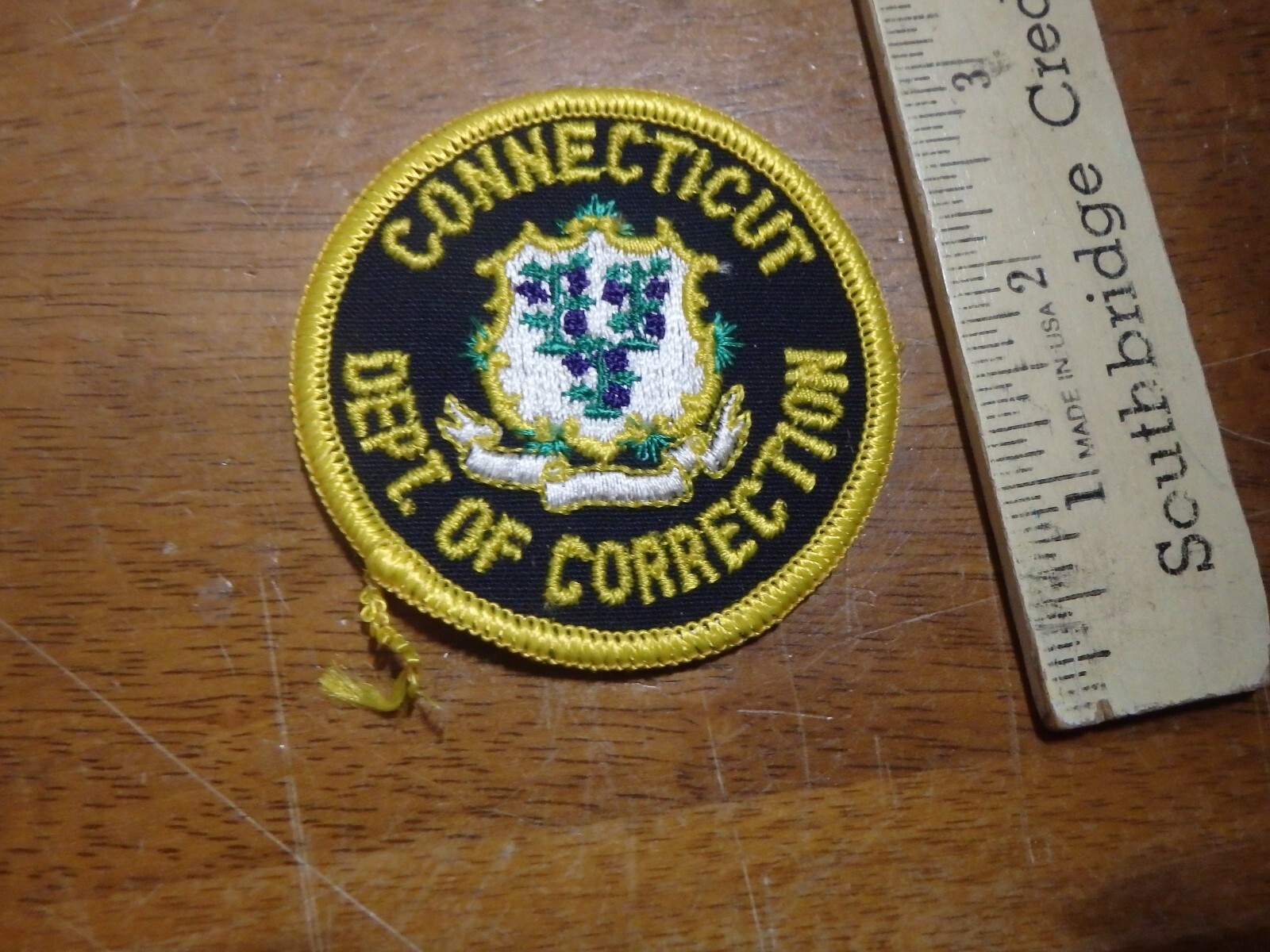 CONNECTICUT CORRECTIONS OBSOLETE VEST PATCH BX 25#10 | eBay