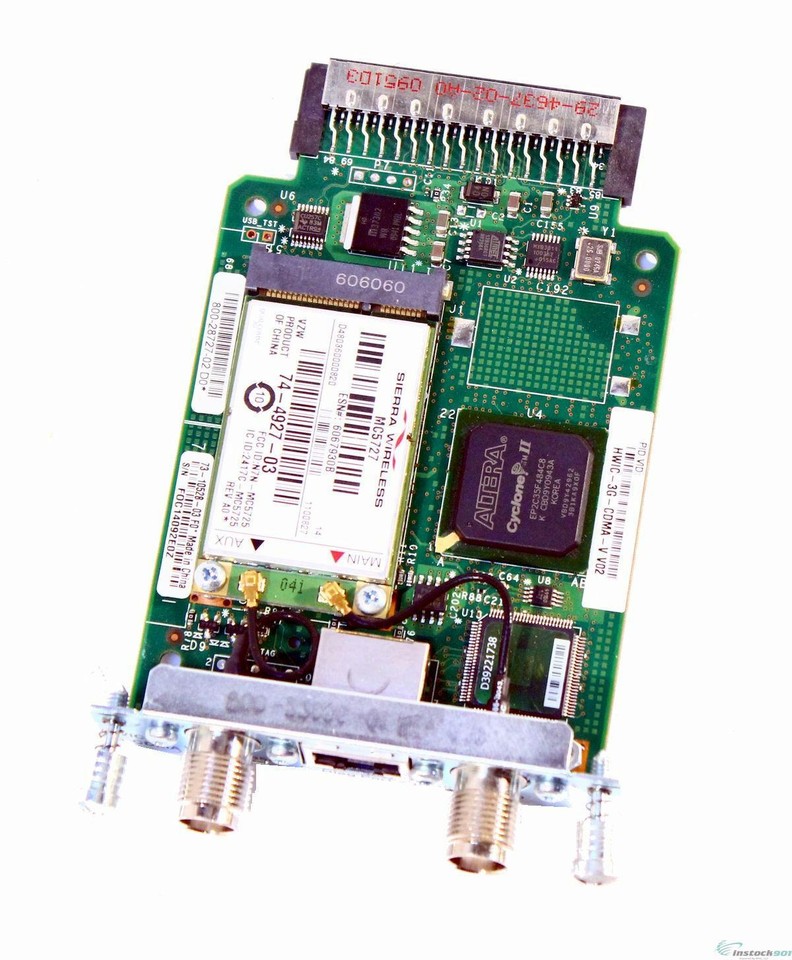 Cisco HWIC-3G-CDMA-V 3G Wireless WAN HWIC 3.1 Mbps Modem Interface Card ...