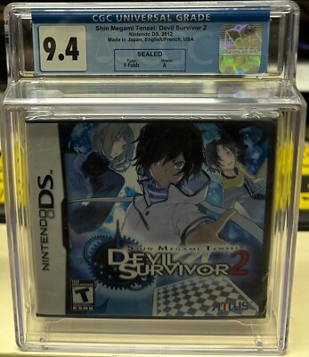 CGC 9.4 / A Seal / Shin Megami Tensei SMT Devil Survivor 2 Nintendo DS ...