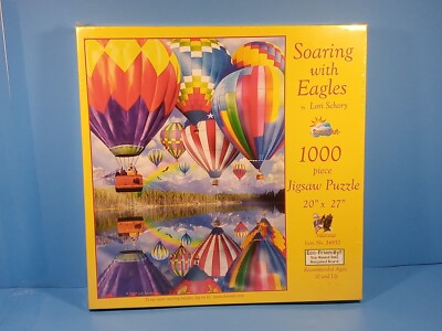 Sunsout Soaring with Eagles 1000 Piece Jigsaw Puzzle by Lori Schory New ...