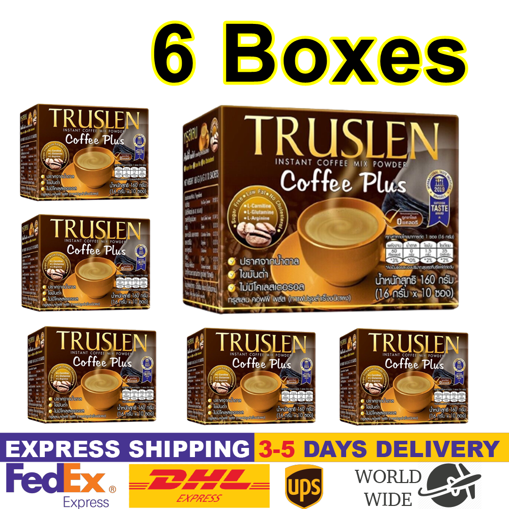 6X Truslen Coffee Plus Instant Sugar Free Diet Slimming Firm Body ...