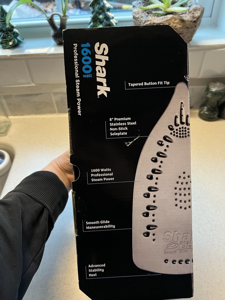 Shark GI405 Professional Steam Iron 1600W Blue | eBay