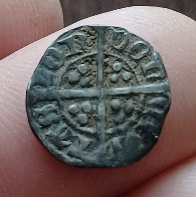 1377 - 99 King Richard II Hammered Silver Halfpenny Coin London Mint ...