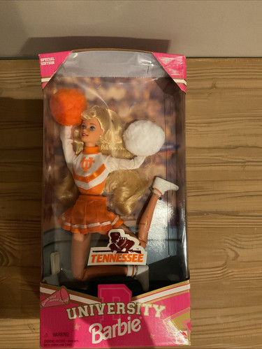 1997 UT Tennessee University Barbie Cheerleader Mattel Special Edition ...