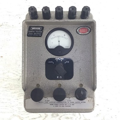 Biddle Instruments MEGGER Earth Tester Null Balance Crank 63220 | eBay