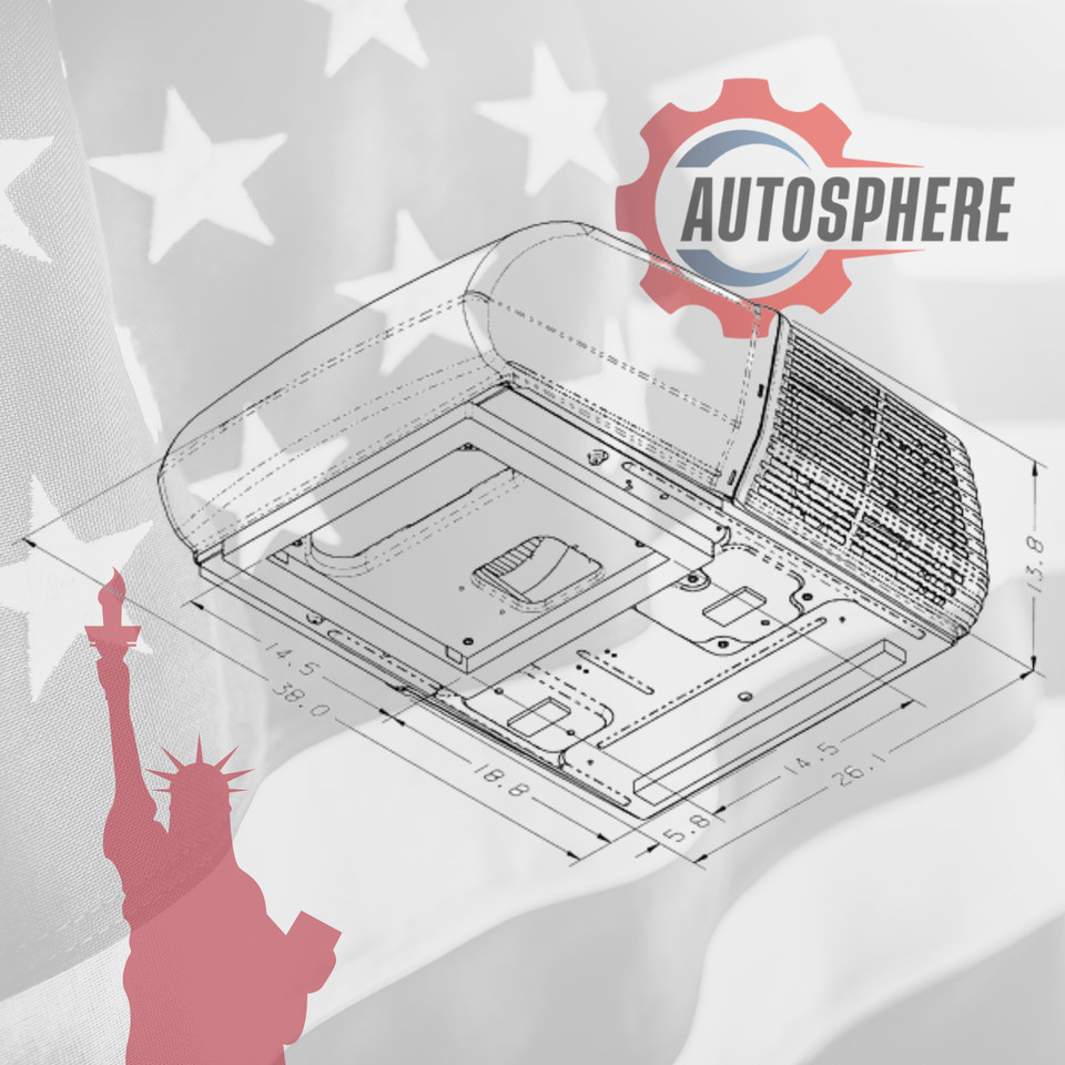 Coleman Mach 3 Plus RV A/C 13,500 BTU – White Roof Air Conditioner ...