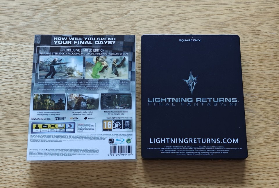 PS3 Final Fantasy Lightning Returns Steelbook And Game | eBay UK