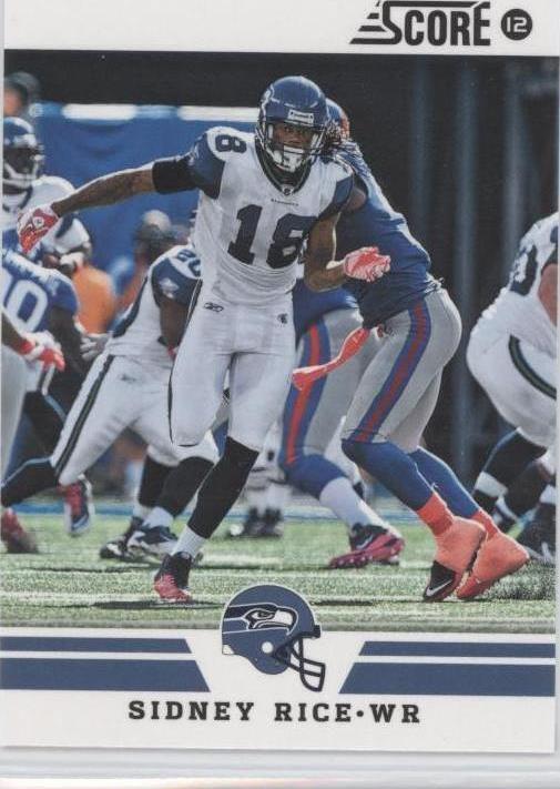 2012 Score - Sidney Rice #104 Glossy for sale online | eBay