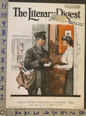 1918 LEON ALARIC SHAFER MILITARY WWI WAR HOMEFRONT MAILMAN POSTAL COVER ...