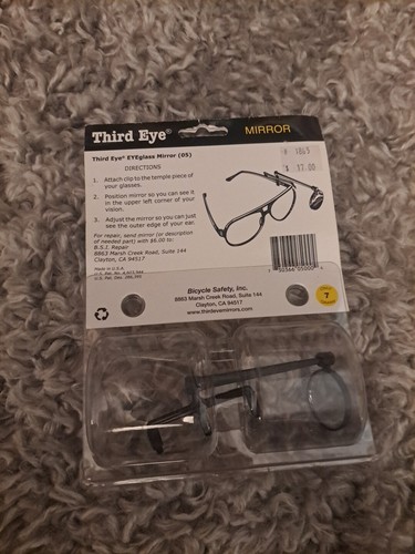 THIRD EYE EYEGLASS GLASSES BICYCLE BIKE MIRROR NEW 730366050004| eBay