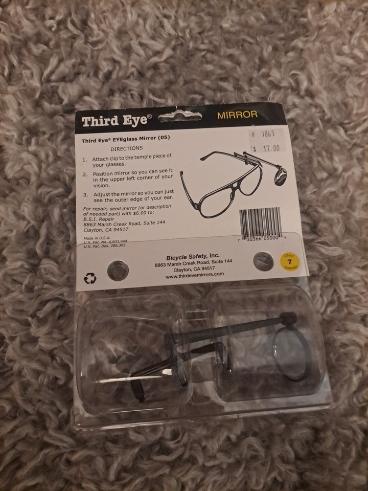 THIRD EYE EYEGLASS GLASSES BICYCLE BIKE MIRROR NEW 730366050004| eBay