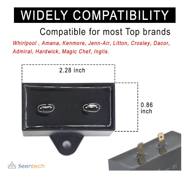 Start Relay Compressor Refrigerator Capacitor Kenmore, Whirlpool ...