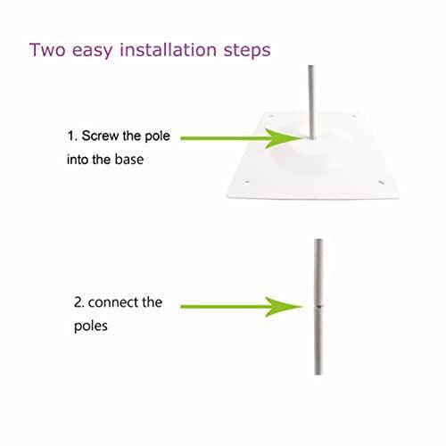 Heavy Duty Metal Balloon Column Stand Adjustable Height for Indoor ...