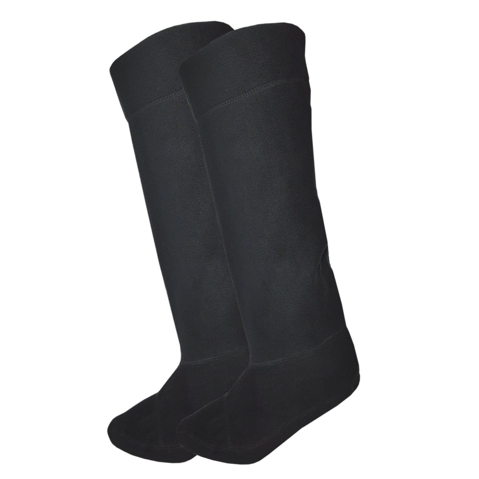 Womens Fleece Wellington Boot Socks Ladies Plain Wellie Warmer Welly ...