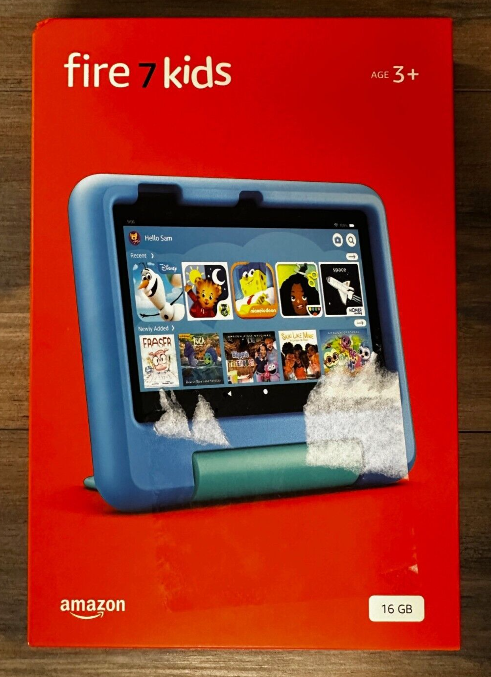 Amazon Fire 7 Kids tablet - Ages 3-7 - 7" Kids Tablet - Blue ...