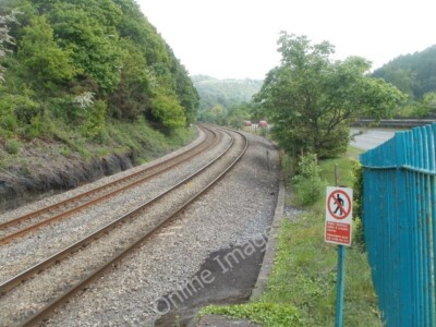 Photo 6x4 The view east from Trehafod railway station Porth/ST0291 ...