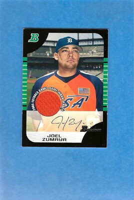 2005 Bowman Draft Futures Game Jersey Relics #131 Joel Zumaya Jersey | eBay