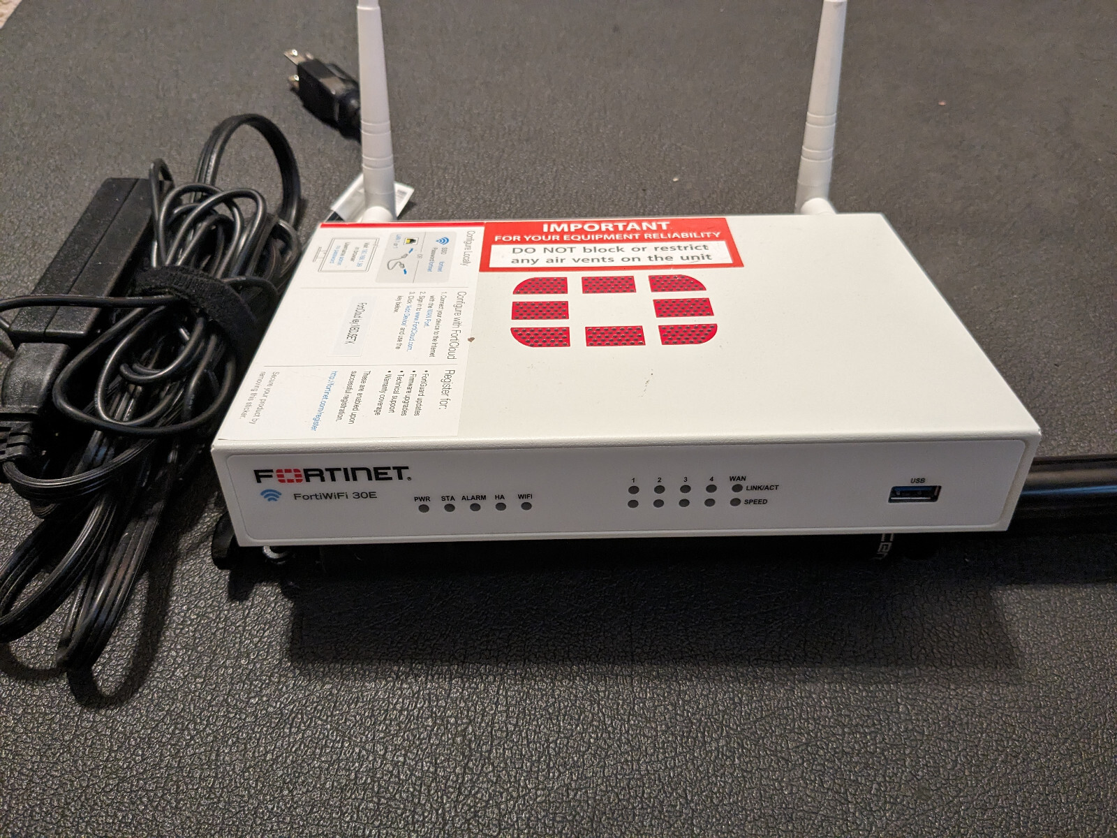 Fortinet FortiWiFi 30E Network Security Firewall - White (FWF-30E) | eBay
