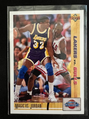 1991-92 Upper Deck Classic Confrontation #34 Magic Vs Jordan Lakers ...