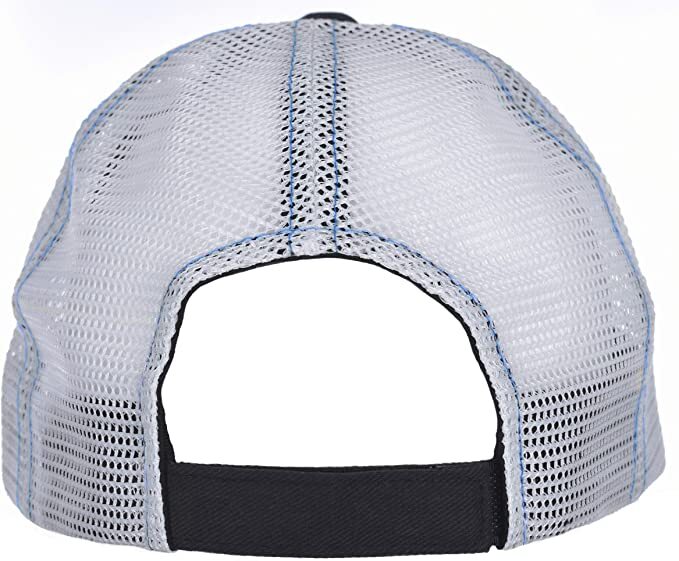 Mopar Embroidered Logo Trucker Hat Car Auto Racing Cap Black White Mesh ...