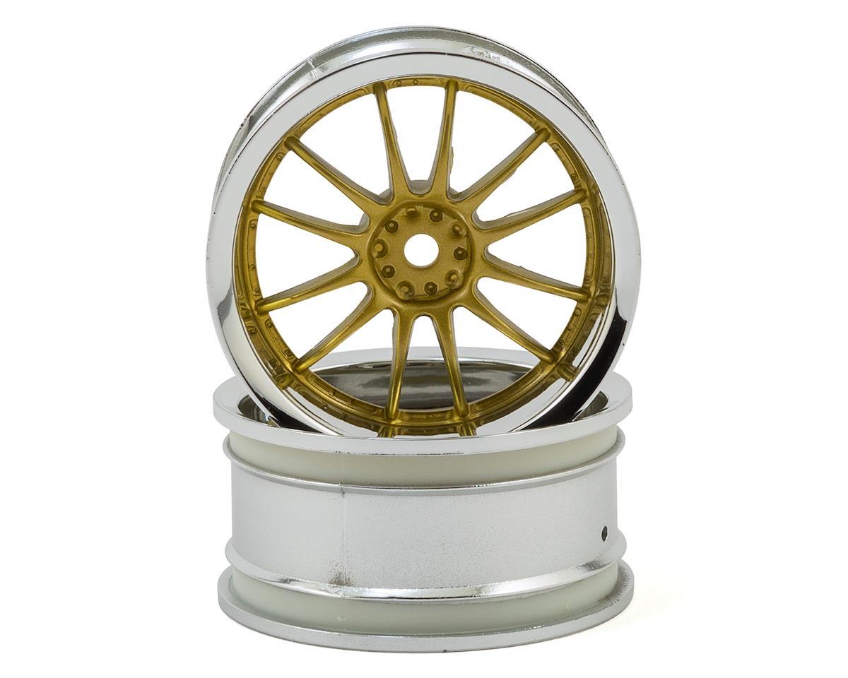 HPI 3298 Work XSA 02C 26mm Wheel Chrome/Gold 2 6mm Offset | eBay