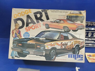 Vintage MPC 1/25 Dodge Dart Sport 1974 Original Kit 1-7510 3 n 1 3 ...