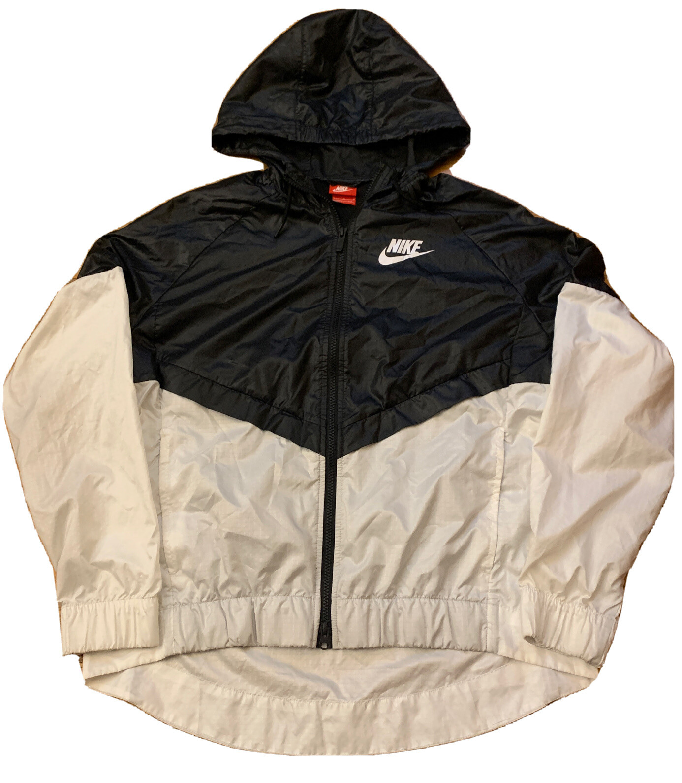 Nike Womens Windbreaker Jacket Hood Windrunner Vented… - Gem