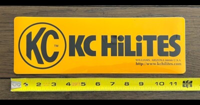 KC Hilites Decal Sticker offroad powersports utv overland trail ...