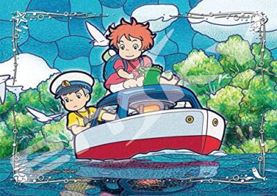 Art Crystal Puzzle Studio Ghibli Ponyo on the Cliff by the Sea Pompon ...