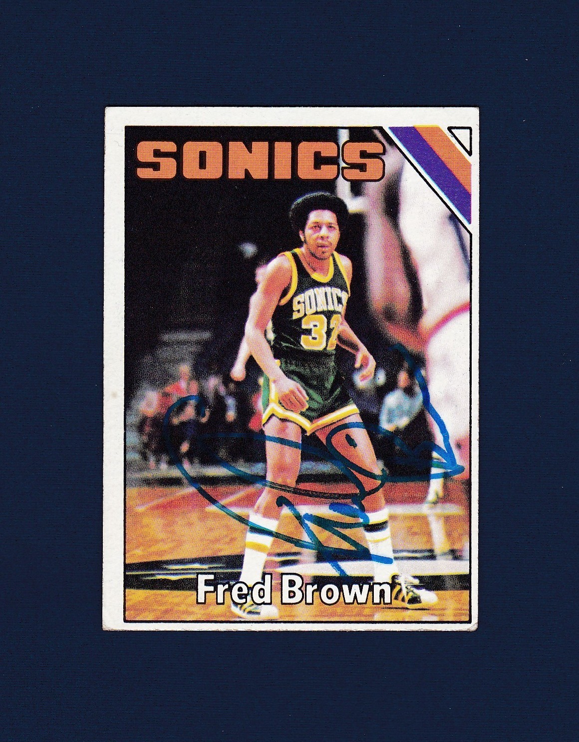 Fred Brown signed Seattle Supersonics 1975 Topps basketball card | eBay