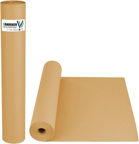 Juvale 100 Feet Paper Roll - Brown for sale online | eBay