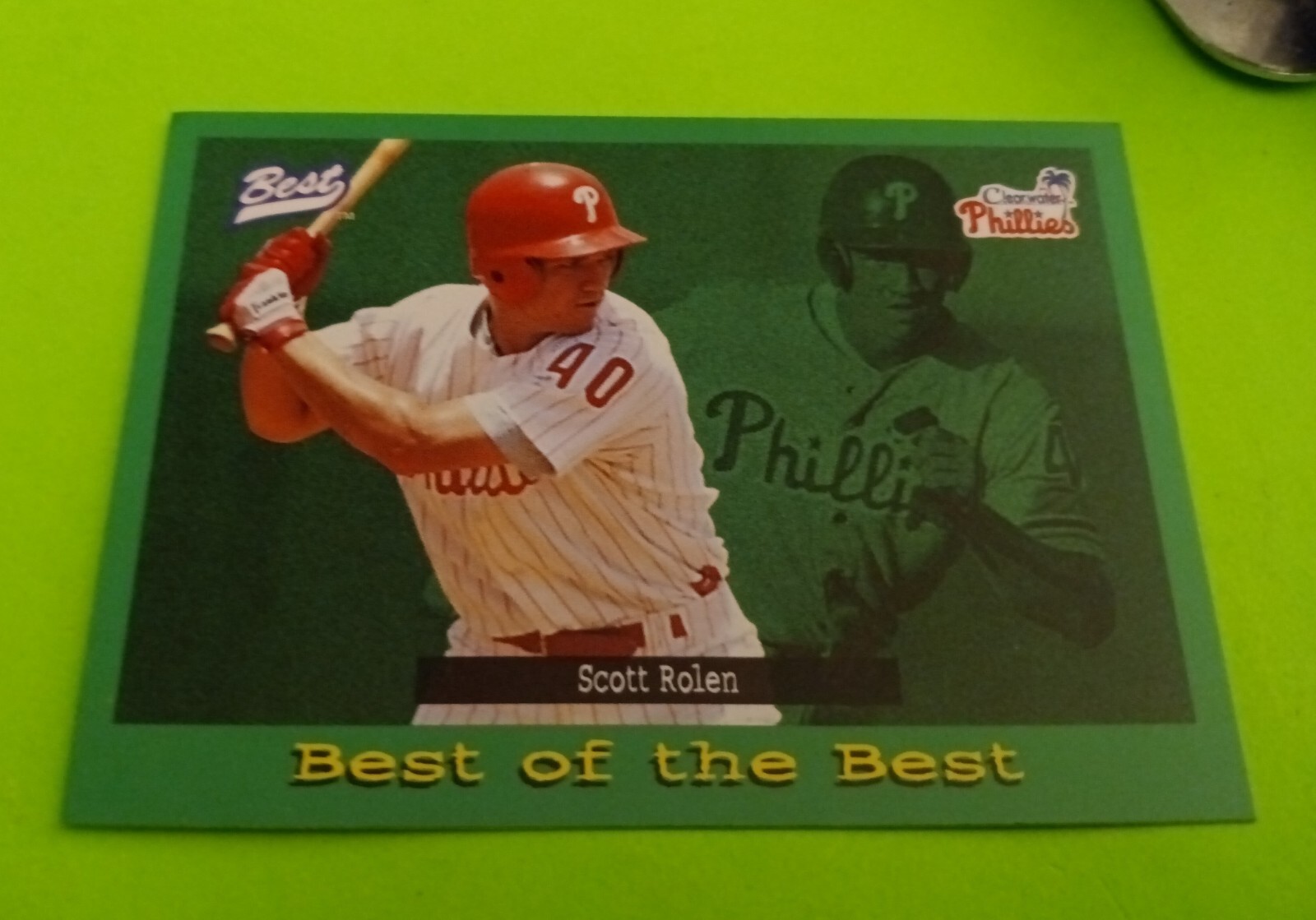 Scott Rolen 1995 Best BEST OF THE BEST Minor League ROOKIE Card #105 ...