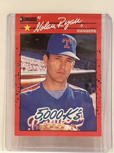 1990 Donruss 5000k Nolan Ryan error card | eBay