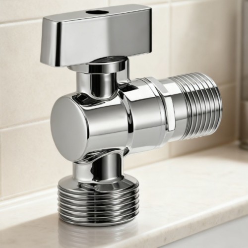 Angle Stop Valve Corner Valve Faucet For Tight Spaces Zinc Alloy ...