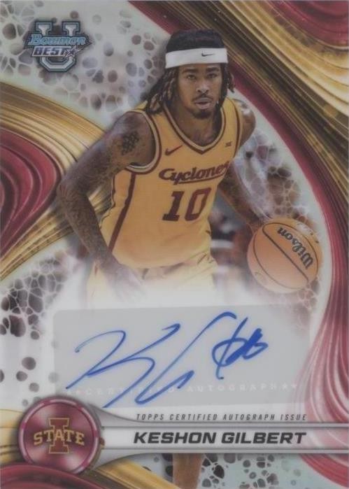 2024-25 Bowman University Best - Best of 2024 Autographs Keshon Gilbert ...