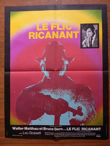 Affiche LE FLIC RICANANT Laughing Policeman WALTER MATTHAU Bruce Dern ...