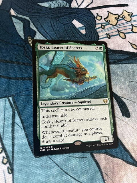 MTG Toski, Bearer of Secrets Kaldheim 197/285 Regular Rare for sale ...