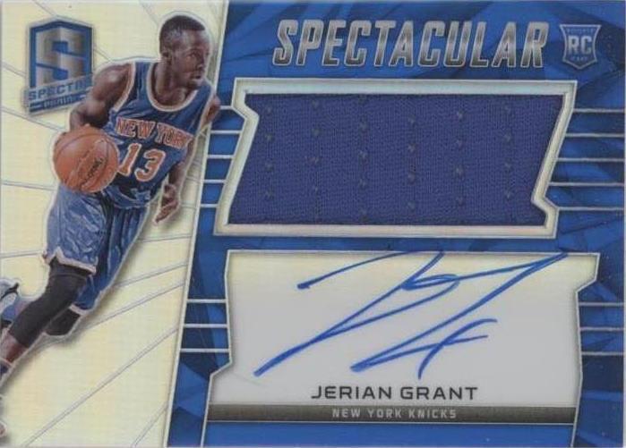 2015-16 Panini Spectra - Spectacular Swatch Signatures Jerian Grant #SS ...